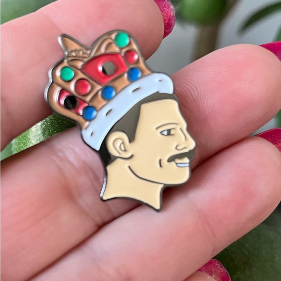 Jewelry | Brand New Freddie Mercury Queen Inspired Enamel Pin | Poshmark